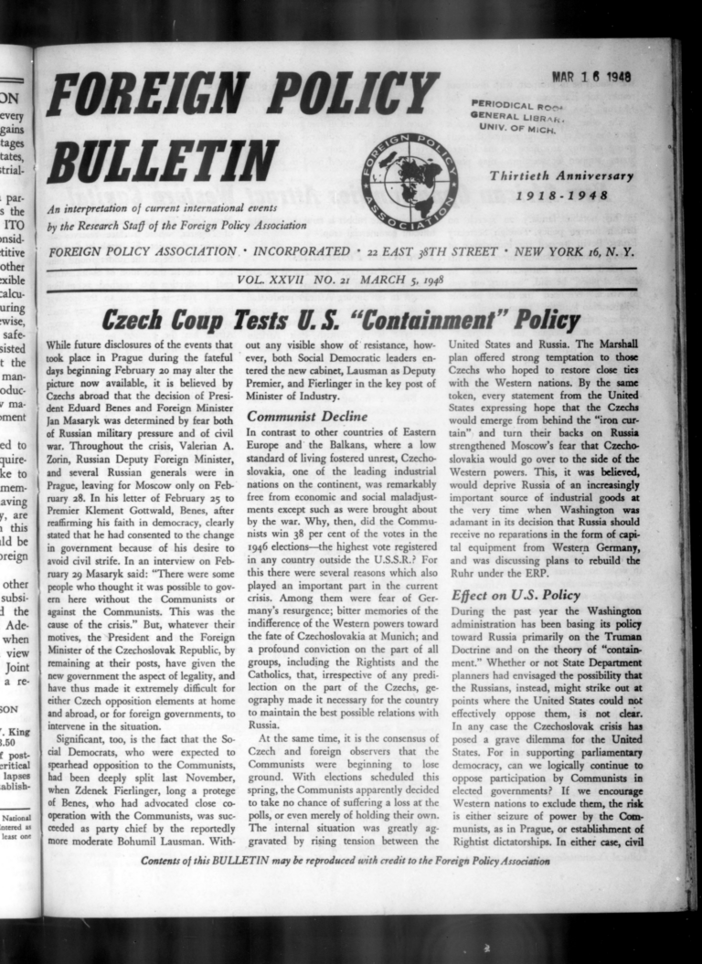 About - Foreign Policy Association